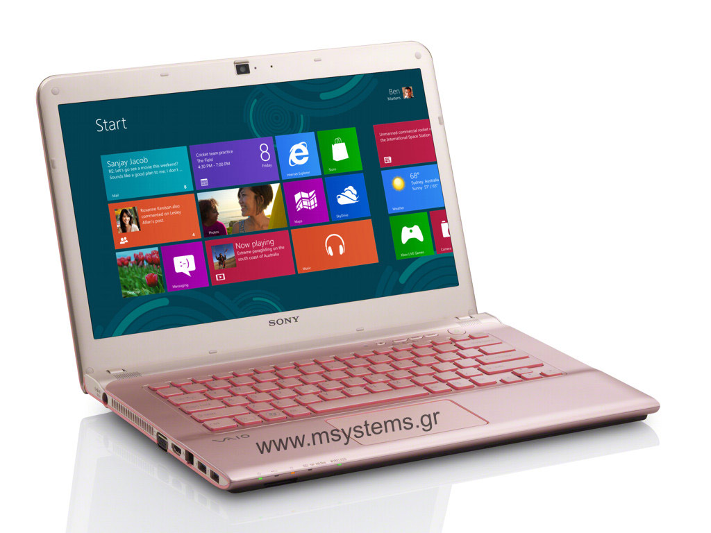 Sony Vaio SVE14A2M1EP - Pink | Laptop | Msystems