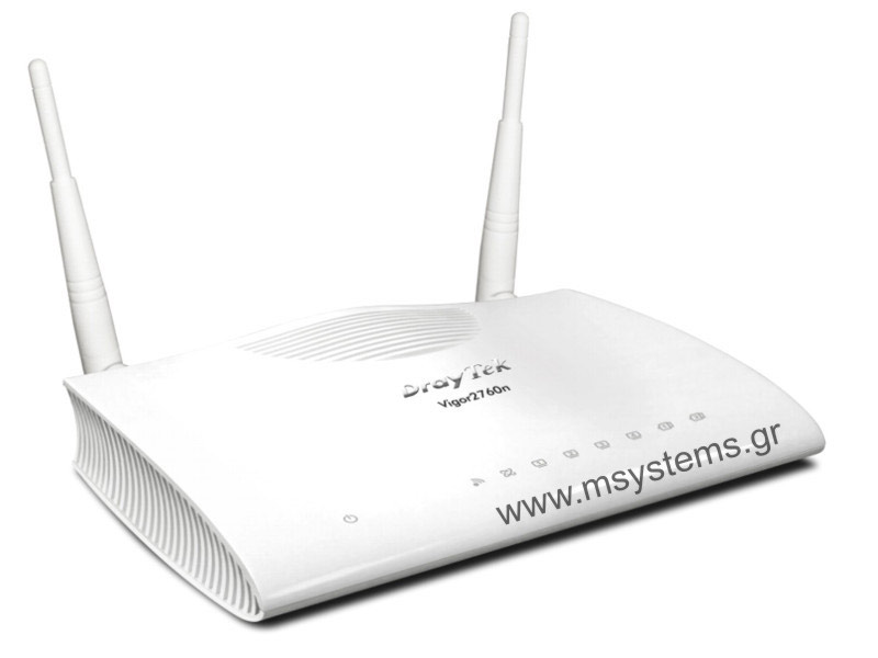 DrayTek Vigor 2760n VDSL2ADSL2 Delight Annex A | Modem Router | Msystems