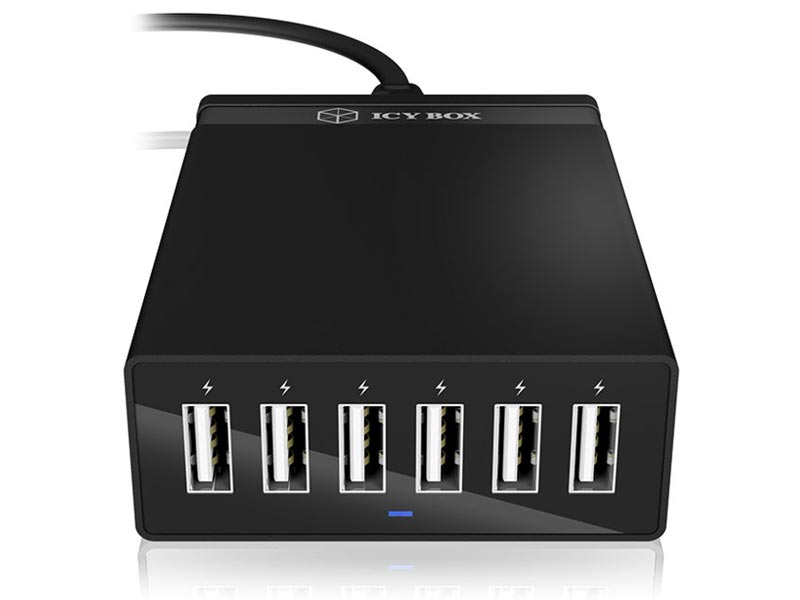 RaidSonic Icy Box Universal 6-Port USB Charger IB-CH601 | Τροφοδοτικά ...