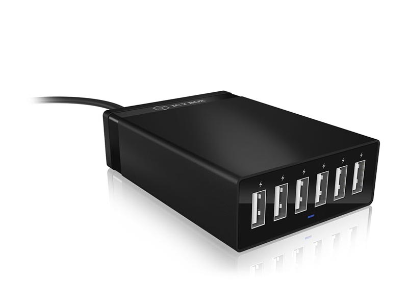 RaidSonic Icy Box Universal 6-Port USB Charger IB-CH601 | Τροφοδοτικά ...
