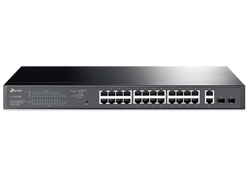Tp-Link TL-SG1428PE 28-Port Gigabit SFP 24-Port PoE+ Easy Smart Switch ...
