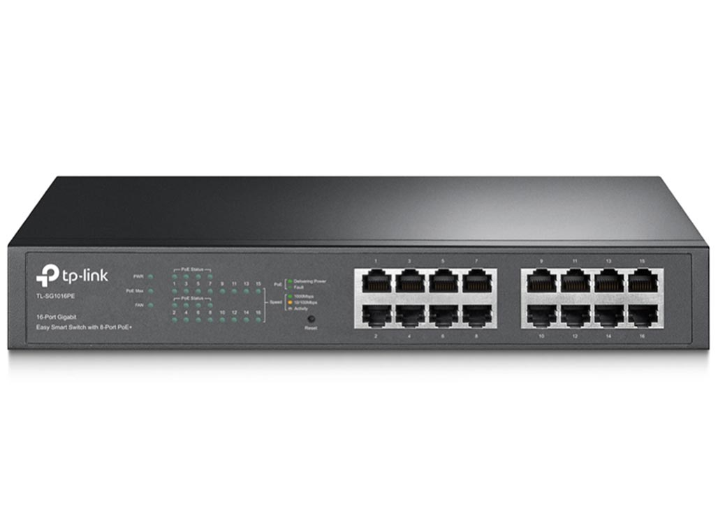 Tp-Link TL-SG1016PE 16-Port Gigabit 8-Port PoE+ Easy Smart Switch v1.0 ...