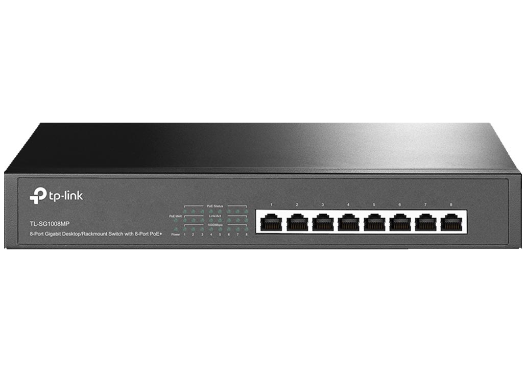 Tp-Link TL-SG1008MP 8-Port Gigabit 8-Port PoE+ Desktop/Rackmount Switch ...