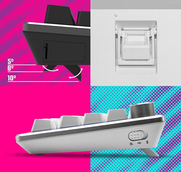 Cooler Master CK721 Wireless Mechanical Gaming Keyboard - Brown Switch ...